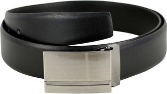 Lindenmann Leder-G&uuml;rtel Herren 35 mm breit, G&uuml;rtel Herren Vollrindleder schwarz, Gr&ouml;&szlig;e/Size:Bundweite 115 cm Gesamtl&auml;nge 130 cm W 45.3 XXL