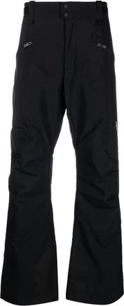 Peak Performance Homme, Pantalons, Noir, Taille: XL Pantalon noir à logo brodé jambe droite
