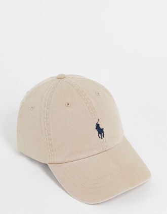 Polo Ralph Lauren Casquette de baseball &agrave; logo embl&eacute;matique - Beige-Sans opinion
