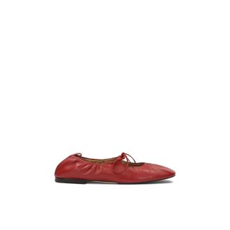 Kazar Stufige rote Ballerinas auf einer Ledersohle - - Shoes - Damen - Rot - 37 EU