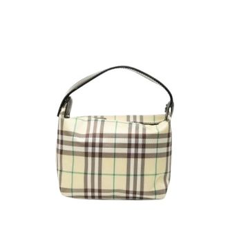 Burberry Sac Mini Pre-owned en Toile - Femme - Pre-owned - Beige - Taille: ONE Size