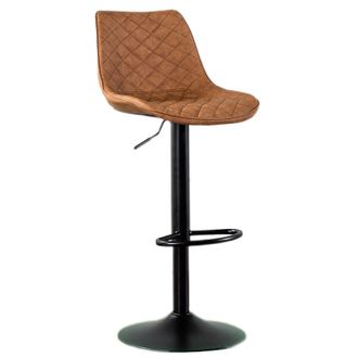 Generic Verstellbarer Drehhocker aus Kunstleder - Hydraulisch h&ouml;henverstellbarer Tresenhocker f&uuml;r K&uuml;cheninsel, Fr&uuml;hst&uuml;cksbar, Essbereich und Kneipe