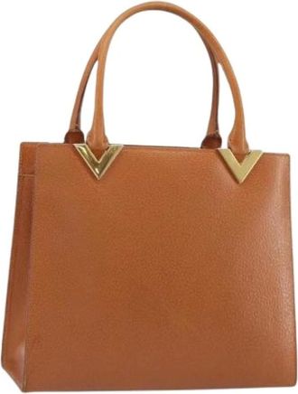 Valentino Sac &agrave; main vintage doccasion - Femme - Pre-owned - Brun - Taille: ONE Size