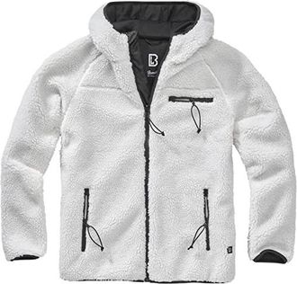 Brandit Teddyfleece Worker Jacket, color: white, size: XXL