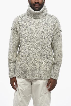 Max Mara SPORTMAX Rollkragenpullover GIOCHI aus Wolle mit Zopfstrick Max Mara
