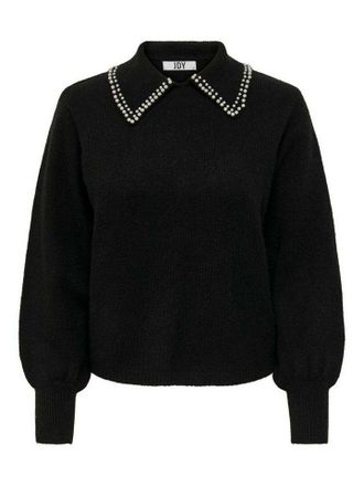 Jacqueline de Yong Strickpullover (1-tlg) Perlen