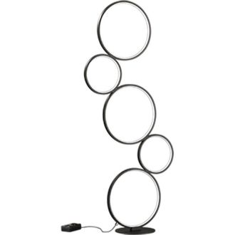 Trio Lampadaire led 36W, 4700lm, 3000K, H115 cm, variateur, IP20, Noir Mat Rondo