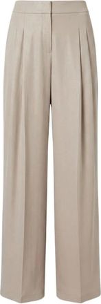 PESERICO Femme, Pantalons, Gris, Taille: 36 FR Pantalon large pliss&eacute;
