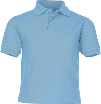 Fruit Of The Loom Kids 65/35 Pique Polo YT Pastellblau - 128