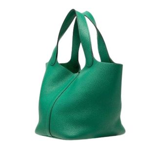 Herm&egrave;s Pre-owned Cuir sacs-main - Femme - Pre-owned - Vert - Taille: ONE Size