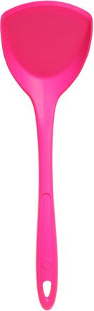 Kochblume Pfannenschaufel | Premium-Silikon & BPA frei| Hitzebeständig | Spülmaschinenfest | 36cm | Farbe: pink