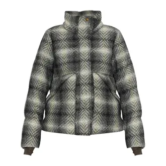 Woolrich Doudoune &agrave; col montant - Femme - Vestes - Gris - Taille: 38 FR