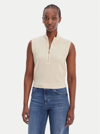Liu Jo Top TA6174 J3845 &Eacute;cru Regular Fit