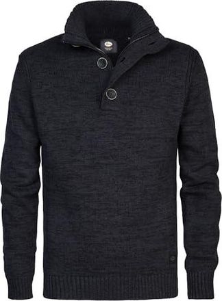 Petrol Industries Industries - Pulover Brevig chin&eacute; bleu XL, Capitaine c&eacute;leste