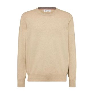 Brunello Cucinelli Kaschmirpullover - - Knitwear - Herren - Beige - XL