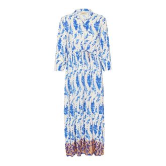 Cream CRAlora Langes Kleid - - Dresses - Damen - Blau - S/M
