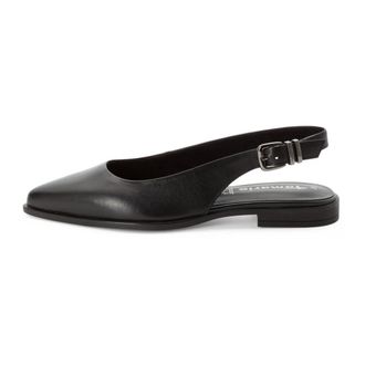 Tamaris Slingpumps aus Leder - - Shoes - Damen - Schwarzk - 39 EU