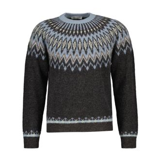 Roberto Collina Rundhals-Strickware - - Knitwear - Herren - Mehrfarbig - M