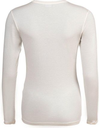 Emporio Armani T-Shirt Damen Longsleeve 1er Pack Viskose ESSENTIAL STUDS (Packung, 1er Pack)