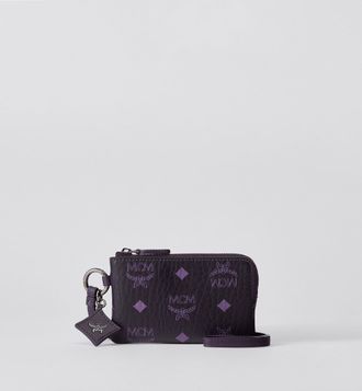 MCM Aren Pouch zum Umh&auml;ngen in Visetos DEEP PURPLE VISETOS
