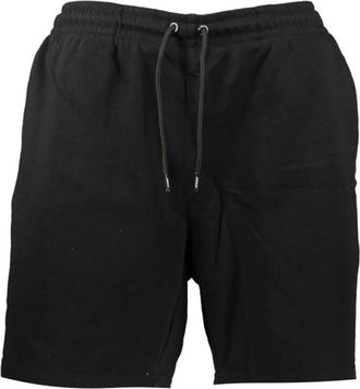 K-Way Homme, Shorts, Noir, Taille: S Shorts de Sport en Coton Noir avec Taille Élastique
