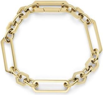 Olivia Burton Bracelet à Maillons pour Femme Collection HEX LINK en Or Jaune - 24100371