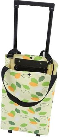 Cabilock Sac Courses Trolley Pliable Haute Capacité avec Roulettes Caoutchouc Sac Shopping Portable Léger pour Courses et Transport Facile