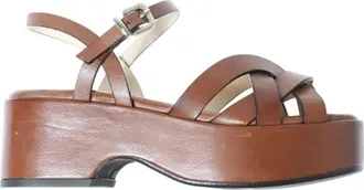Duccio del Duca Femme, Chaussures, Brun, Taille: 40 EU Sandalo
