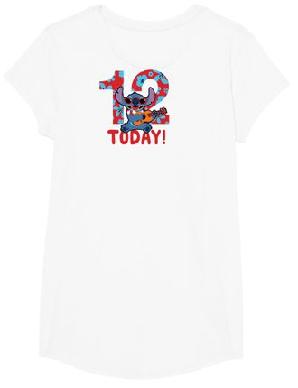 Disney Lilo & Stitch Tropical Birthday 12 Years Old Today T-Shirt