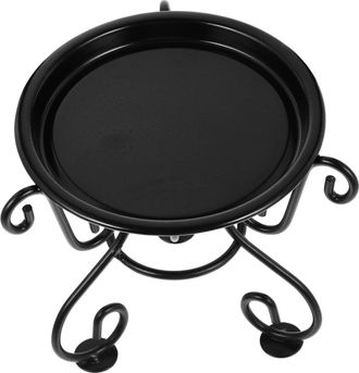 PartyKindom Schwarzer Eisen Pflanzenständer Für Blumentöpfe Stabiler Outdoor Und Indoor Blumentopfhalter Mit Rostfreiem Schutz Vielseitiger Blumenständer Für Gart