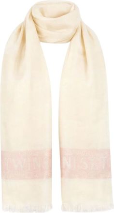 Twinset Femme, Accessoires, Beige, Taille: ONE Size &Eacute;charpe Jacquard Gradient