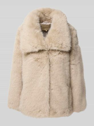 Soyaconcept Jacke aus Kunstfell mit breitem Umlegekragen Modell NAIDA