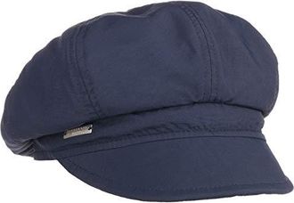 Seeberger Casquette Gavroche - Casquette pour lhiver et l&eacute;t&eacute; - Taille Unique - Bleu Fonce