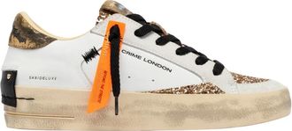 Crime London Skate Wedge - Femme - Chaussures - Blanc - Taille: 37 EU