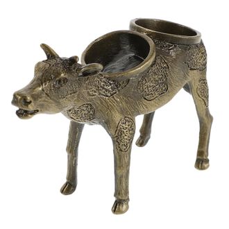 NUOBESTY Stilvoller Flaschenverschlussst&auml;nder aus Zinklegierung Kuhform Multifunktionaler Tisch Weinstopperhalter Platzsparender Organizer f&uuml;r Arbeitsplatte