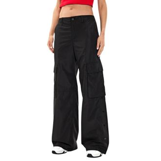 Michael Kors Gewebte Cargohose mit weitem Bein - - Trousers - Damen - Schwarzk - S