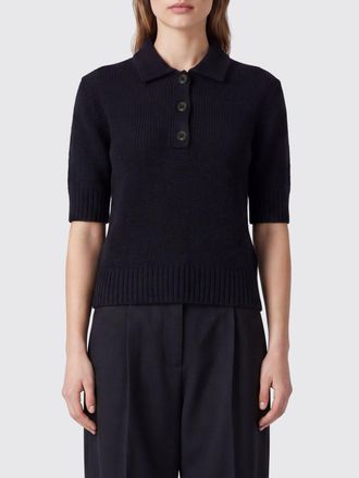 Lisa Yang Polo en maille &agrave; manches courtes en cachemire et soie