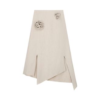 Coperni Femme, Jupes, Beige, Taille: 40 FR Midi Skirt
