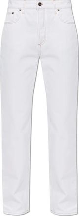Versace Femme, Jeans, Blanc, Taille: W28 Jean Jambes L&eacute;g&egrave;rement Fusel&eacute;es