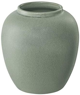 ASA 80101172 florea Vase, Steingut, 16cm, Gr&uuml;n