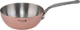 De Buyer Prima Matera Sauteuse Kupfer/Edels. 20cm konisch ind