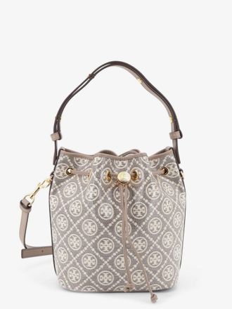 Tory Burch T Monogram coated canvas bucket bag - TORY BURCH - gender_Woman
