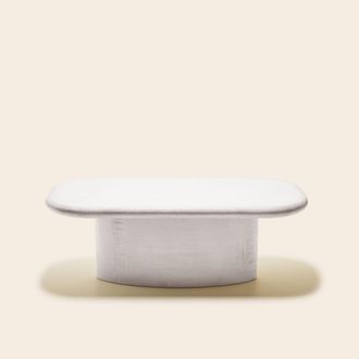 Madura Table Basse Calix Blanc min&eacute;ral - BLANC