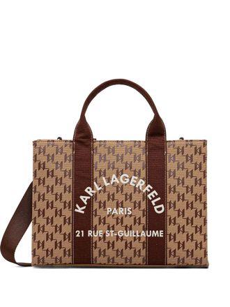 Karl Lagerfeld K/RSG Tote Bag mit Monogramm - Nude