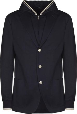 Eleventy Homme, Vestes, Bleu, Taille: XL Blazers