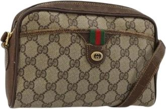 Gucci Sac bandouli&egrave;re vintage GG Canvas Pre-owned - Femme - Pre-owned - Beige - Taille: ONE Size