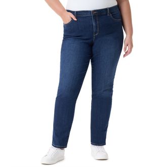 Gloria Vanderbilt Damen Amanda Classic High Rise Tapered Plus Size Jeans, Madison, 52 Mehr