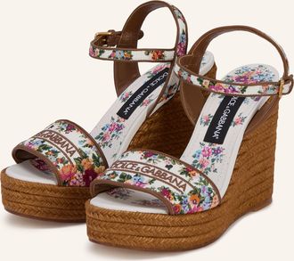 Dolce & Gabbana Wedges weiss