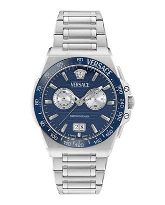 Versace Greca Reaction Silber Herren Armbanduhr VE5N00326