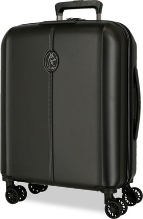 El Potro Vera Kabinenkoffer, schwarz, 40 x 55 x 20 cm, Harter ABS-Kunststoff, TSA-Verschluss, 37 l, 2,82 kg, 4 Doppelräder, Handgepäck, Schwarz, Kabinenkoffer
